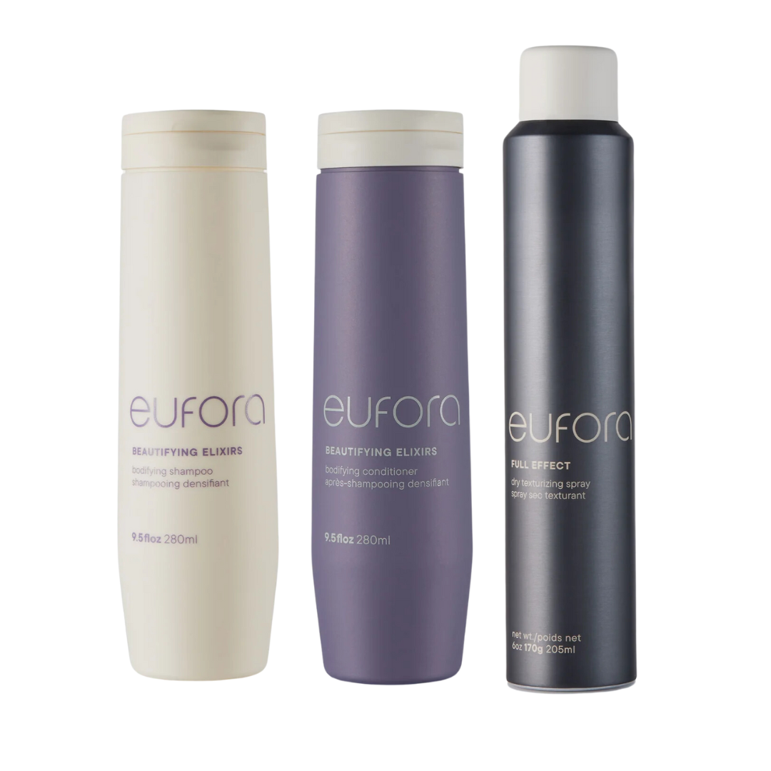 Eufora Bodifying Shampoo + Conditioner and Full Effect – Moda Salon